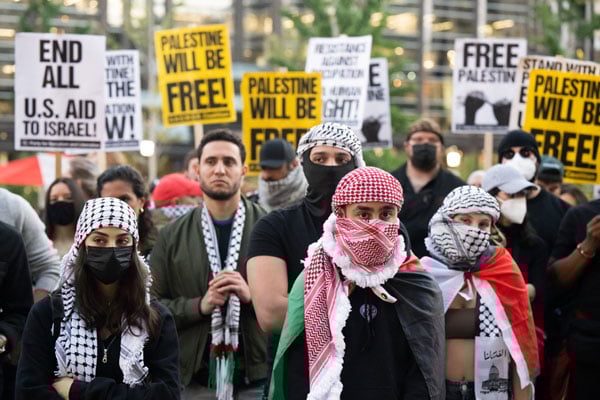 Protesters in New York call for a 'free Palestine' | Monitor