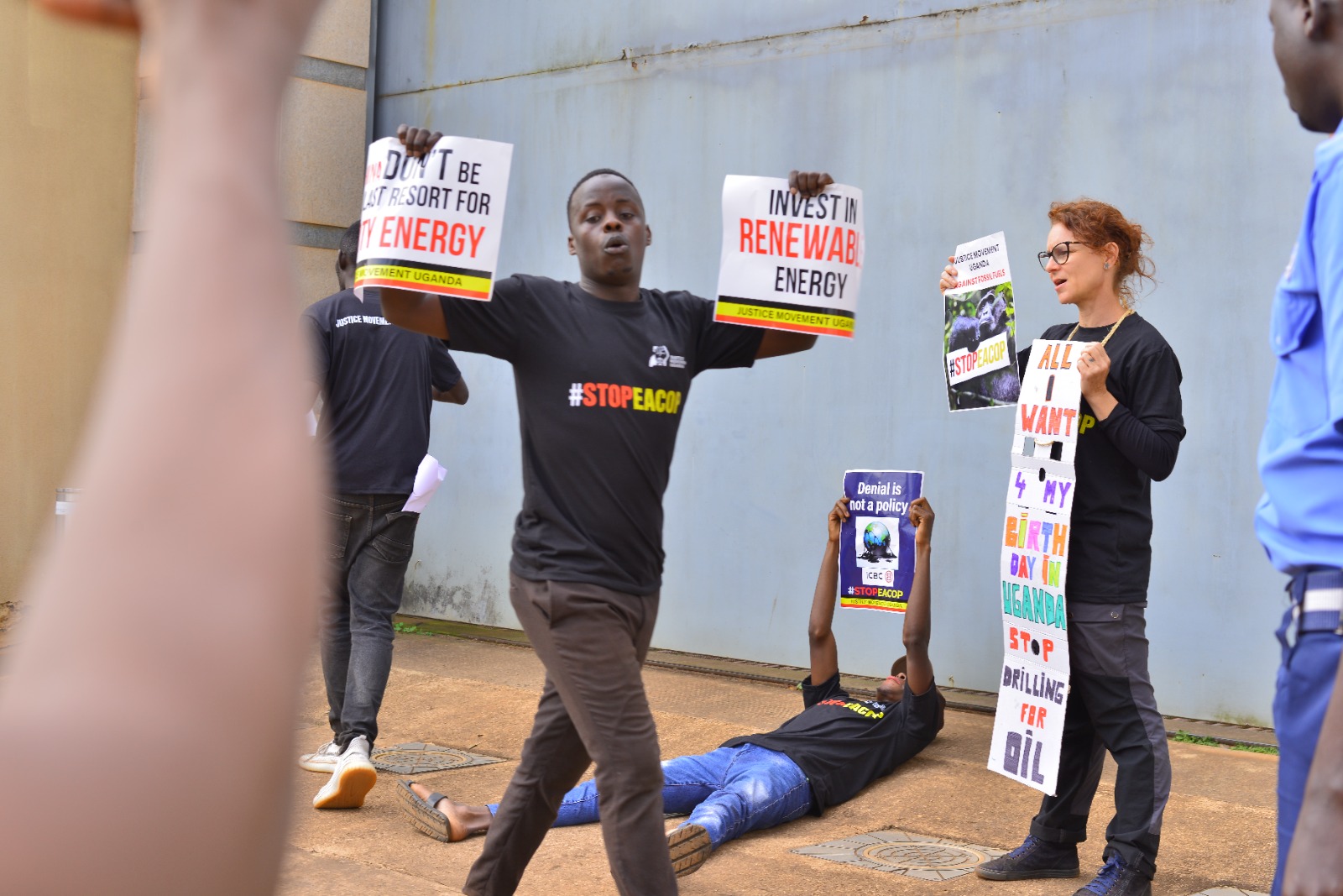 Belgian activist, Ugandan students arrested in anti-Eacop protest | Monitor