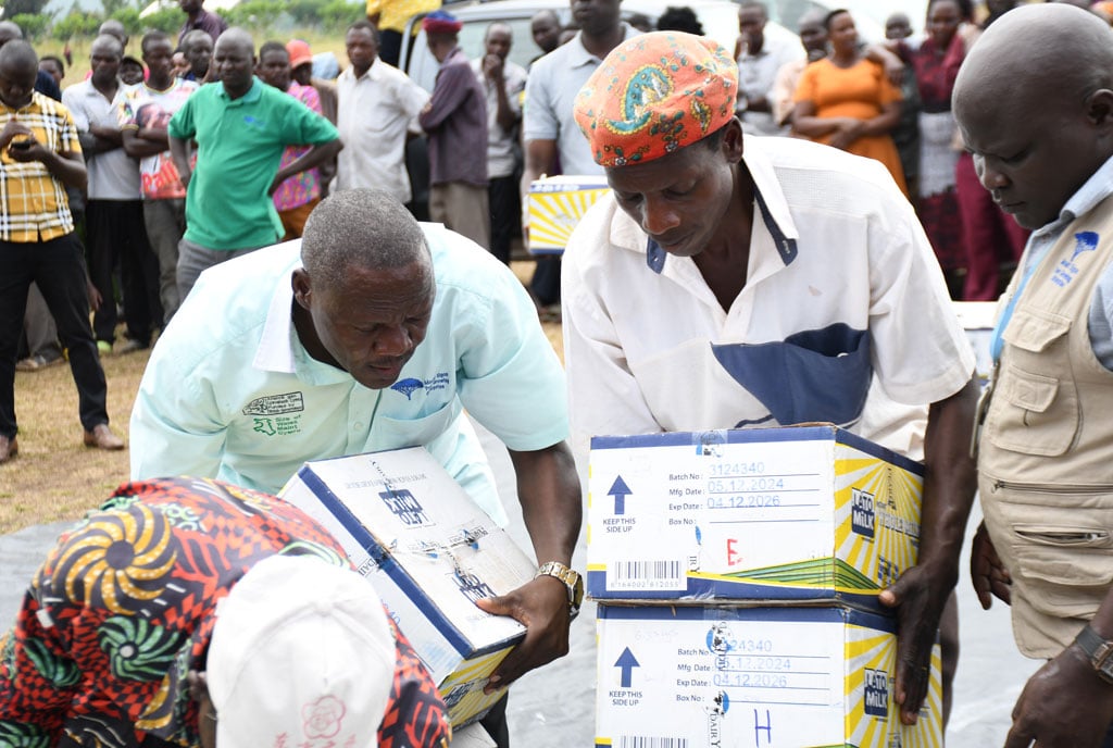 Buluganya landslide survivors receive relief items amidst ongoing ...
