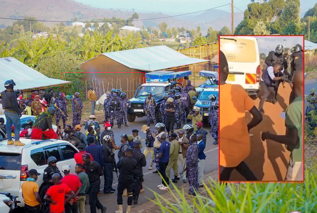 Police slam BBS TV journalist’s head against car during Bobi Wine ...